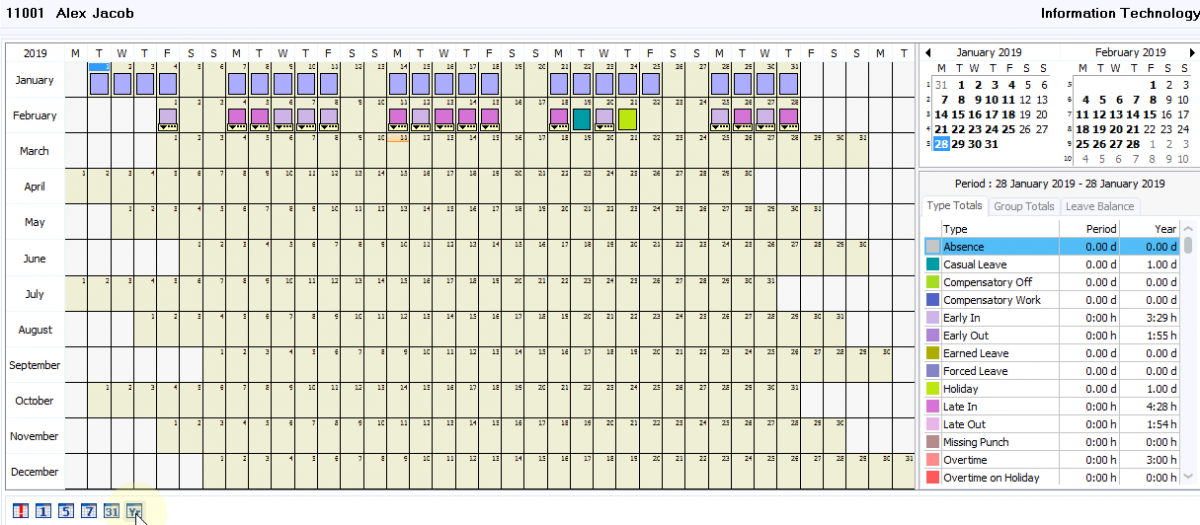 Overview of Module 'Attendance' - Lenvica HRMS