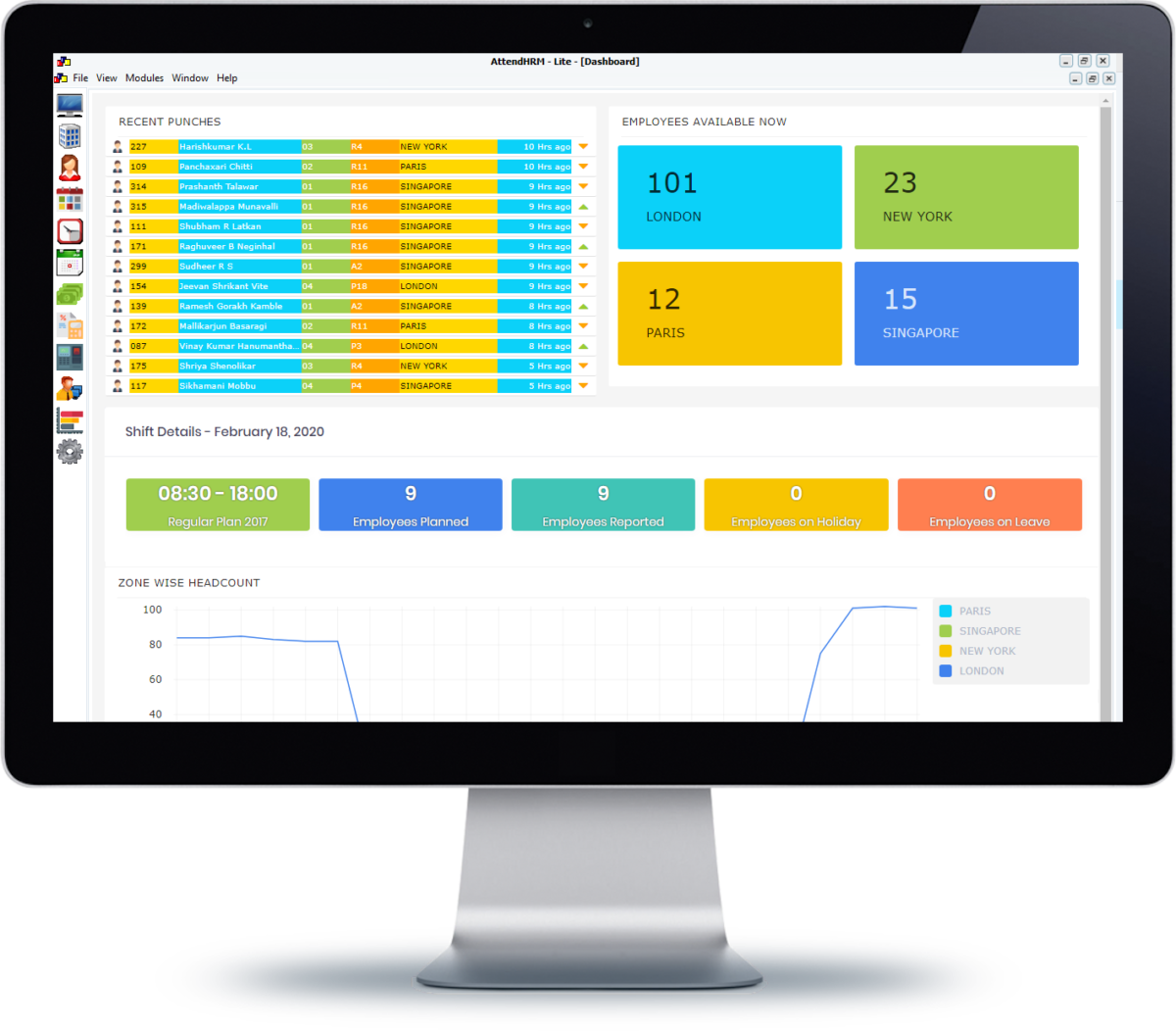 AttendHRM - Time Attendance - Professional - Lenvica HRMS