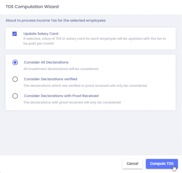 How to process TDS for all your employees - Lenvica HRMS