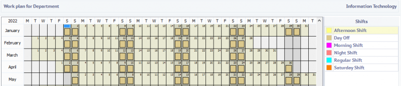 Weekly Off - Lenvica HRMS
